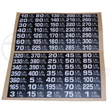 Weight Stack Parts, Decal Stickers & Add-on Weights | Full Circle Padding