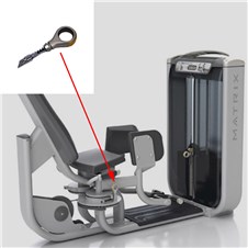 Matrix Ultra Series Hip Abductor G7-S75 Pads and Part | Full Circle Padding