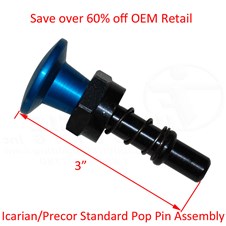 Fitness Equipment Pop Pins & Pop Pin Knobs | Full Circle Padding