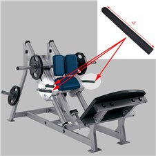 Linear Hack Squat / Hack Press PLLHP | Full Circle Padding