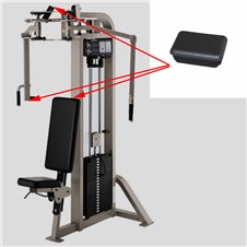 Life Fitness Pec Fly/Rear Delt PSFLY, PSFLYSE | Full Circle Padding