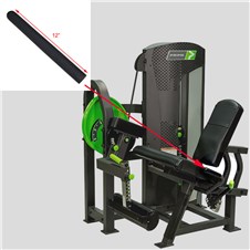 Prime Fitness Hybrid Leg Extension | Full Circle Padding