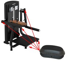 Precor Resolute Glute Extension RSL0618 | Full Circle Padding